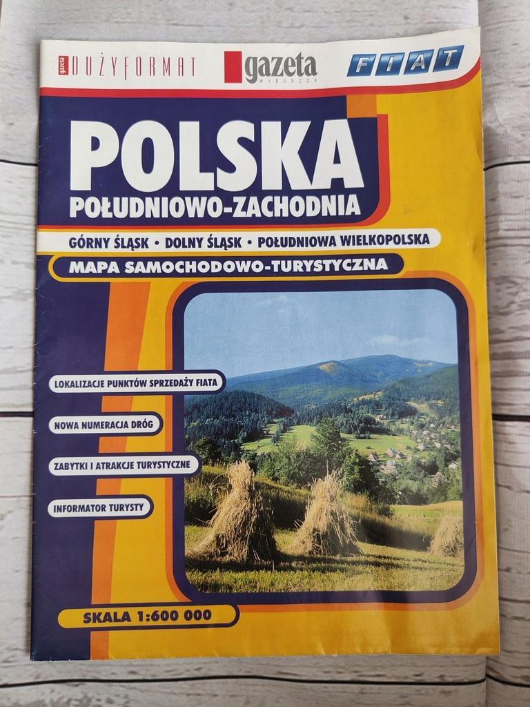 Mapa sam-tur POLSKA południowo-zachodnia 1:600 000 - 12091133127 ...