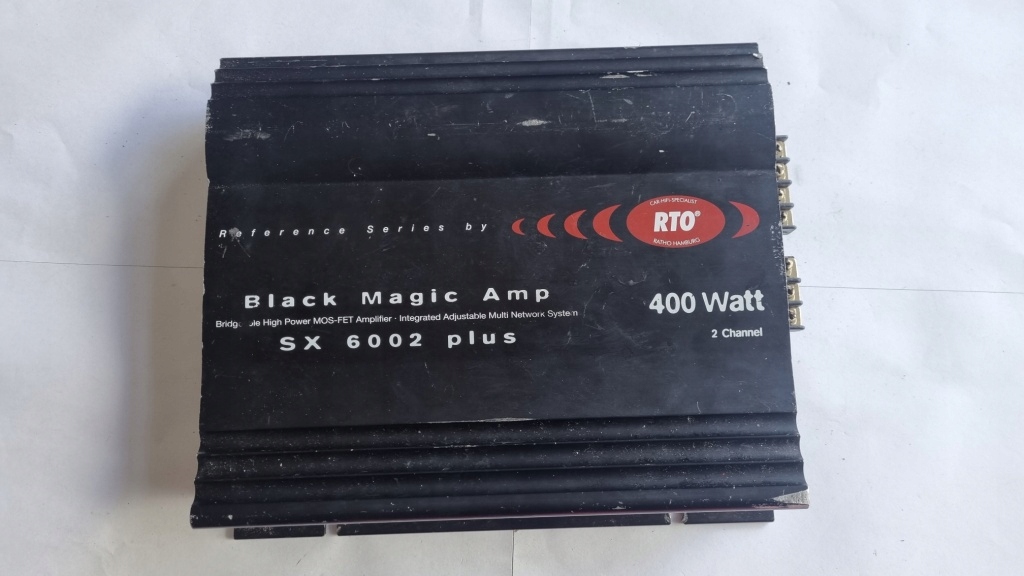 WZMACNIACZ SAMOCHODOWY RTO SX-6002 2 KANAŁOWY GWR - 12770918939 - oficjalne archiwum Allegro