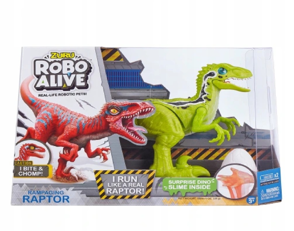 Zuru Robo Alive Interaktywny Dinozaur Raptor - 11680830720 - oficjalne ...