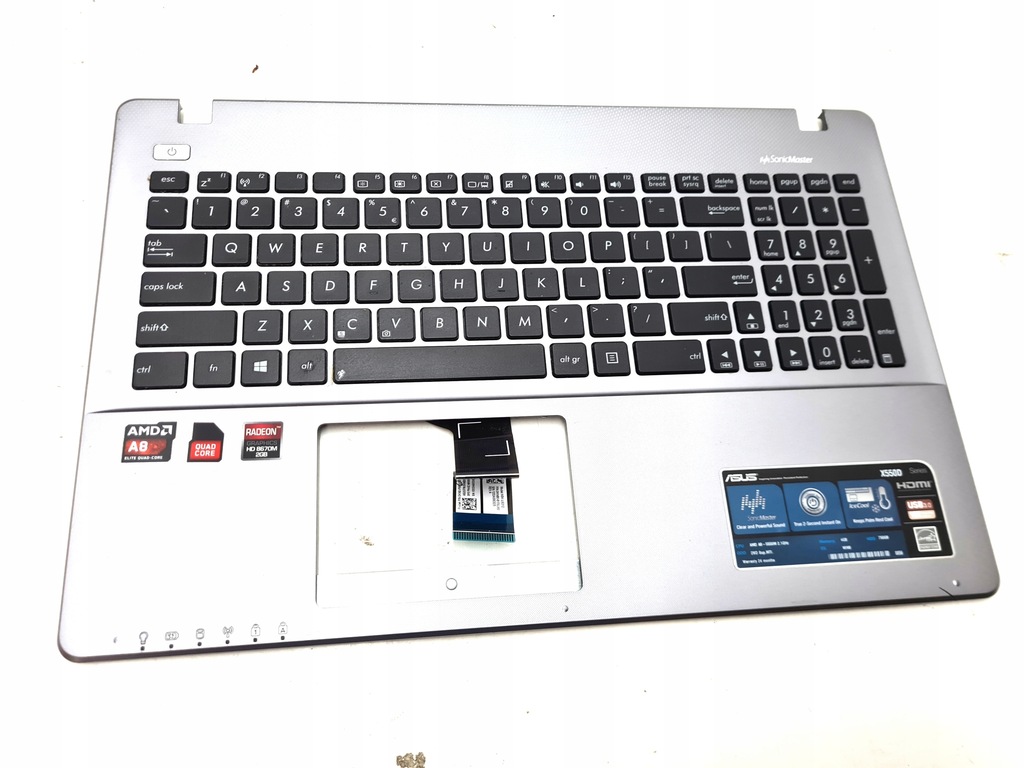 Palmrest klawiatura ASUS X550D R510 R510D - 12440995440 - oficjalne ...