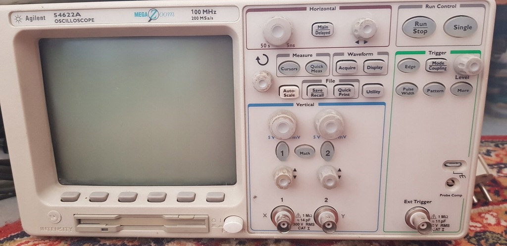 OSCYLOSKOP AGILENT 54622A 100 MHz 2 kanały - 14274632908 - oficjalne ...