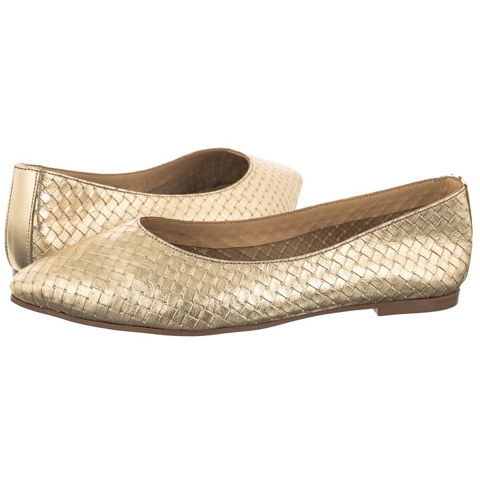 Buty Damskie Baleriny Venezia Złote 22213-1 Gold - 14103775255 ...