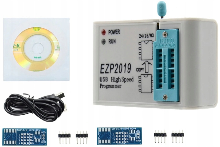 Programator bios EZP2019+ 24/25/93 - 11810275359 - oficjalne archiwum Allegro