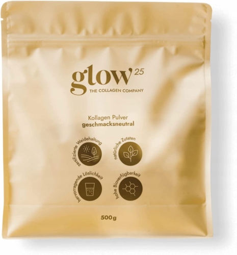 GLOW 25 KOLAGEN PULVER 500G proszek kolageneowy - 12665874032 ...