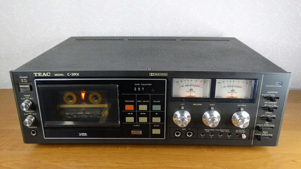 Magnetofon kasetowy TEAC C-3RX (1981) - 14485256576 - oficjalne archiwum Allegro