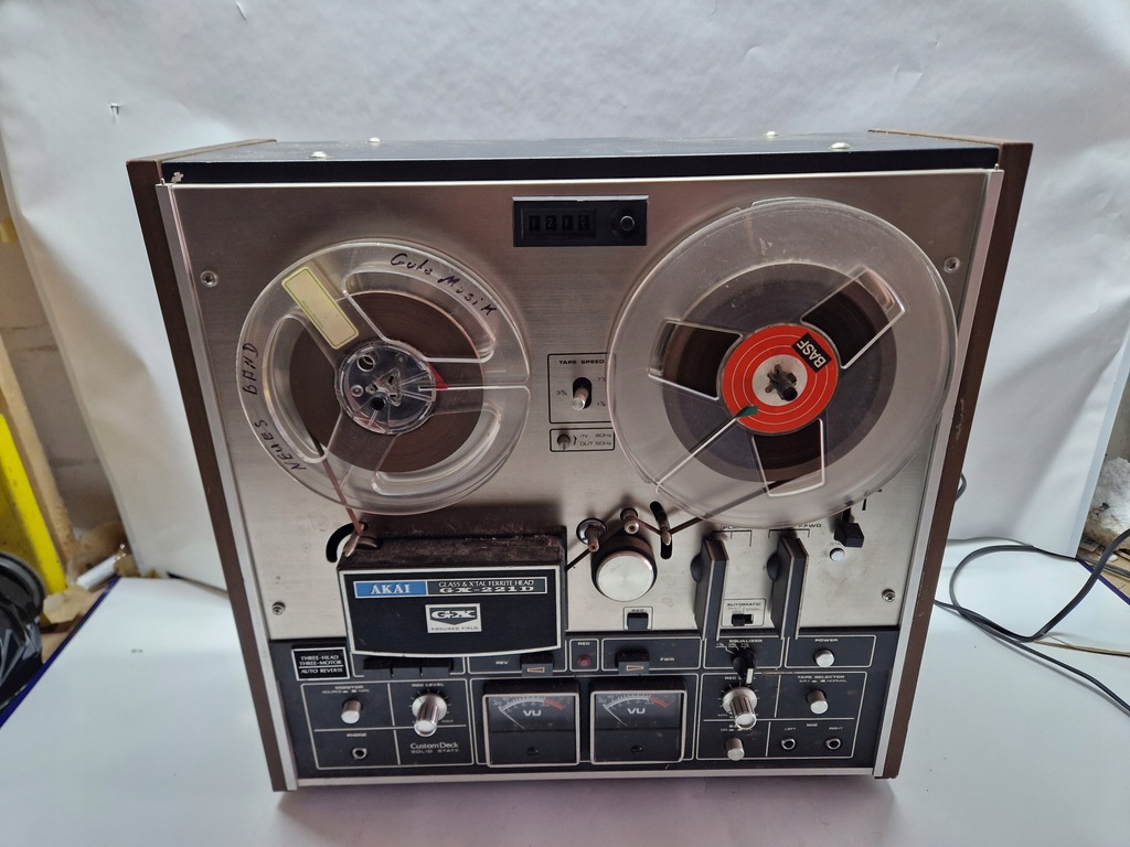 Magnetofon szpulowy Akai GX-221D - 17262278956 - oficjalne archiwum Allegro
