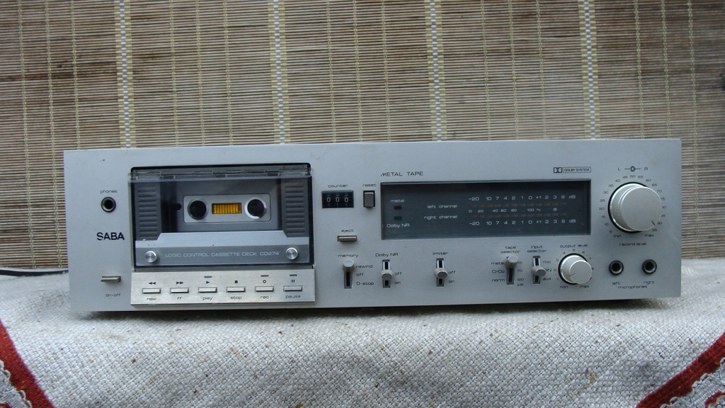 MAGNETOFON SABA CD 274 - 11858590724 - oficjalne archiwum Allegro