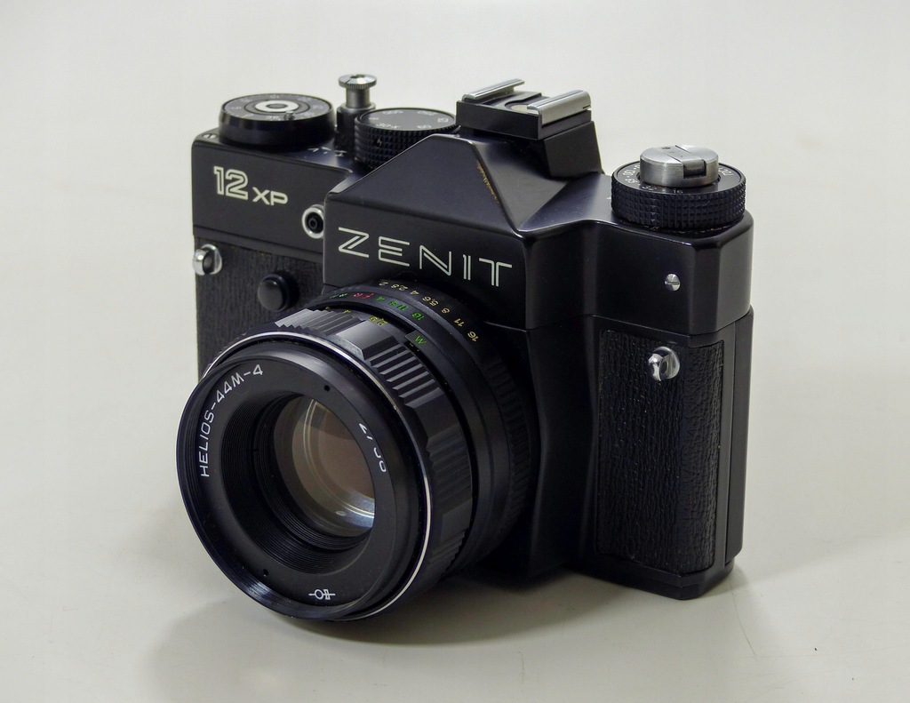 Aparat analogowy ZENIT 12XP + obiektyw Helios-44M-4 | vintage stary ...