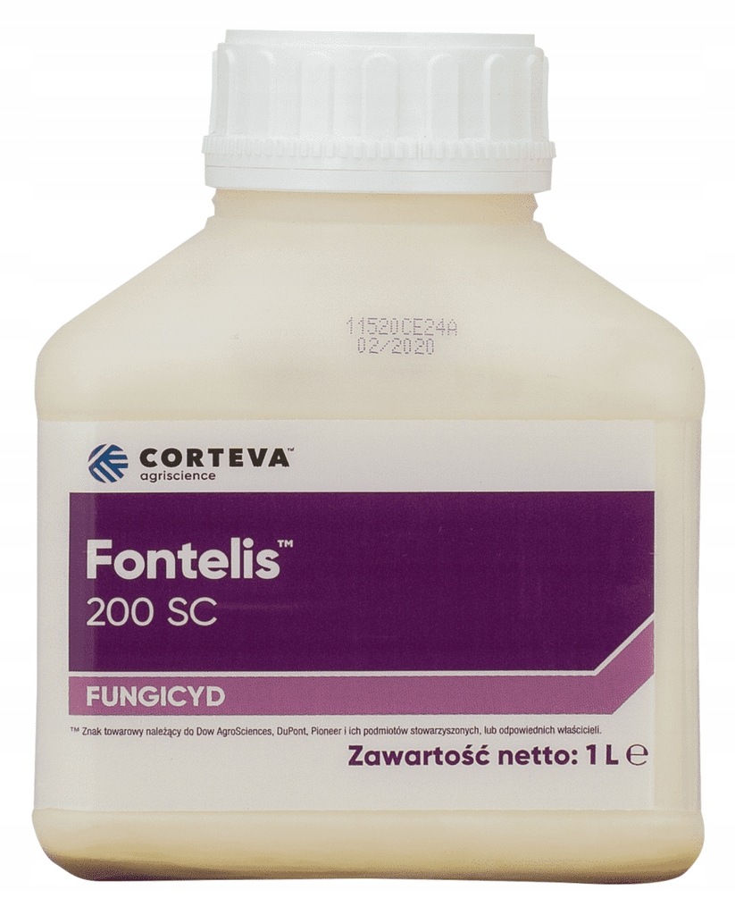 FONTELIS 200 SC 1L PARCH MĄCZNIAK JABŁONI - 10507890052 - oficjalne archiwum Allegro