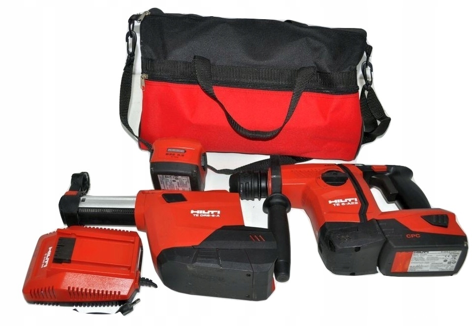 Młotowiertarka aku HILTI TE 6-A22 + TE DRS-6-A - 9496620258 - oficjalne archiwum Allegro