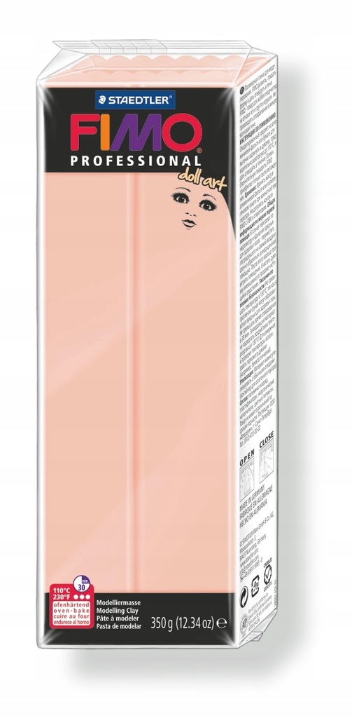 FIMO DOLL ART 454 g - RÓŻANA TRANSPARENTNA - 13090263167 - oficjalne ...