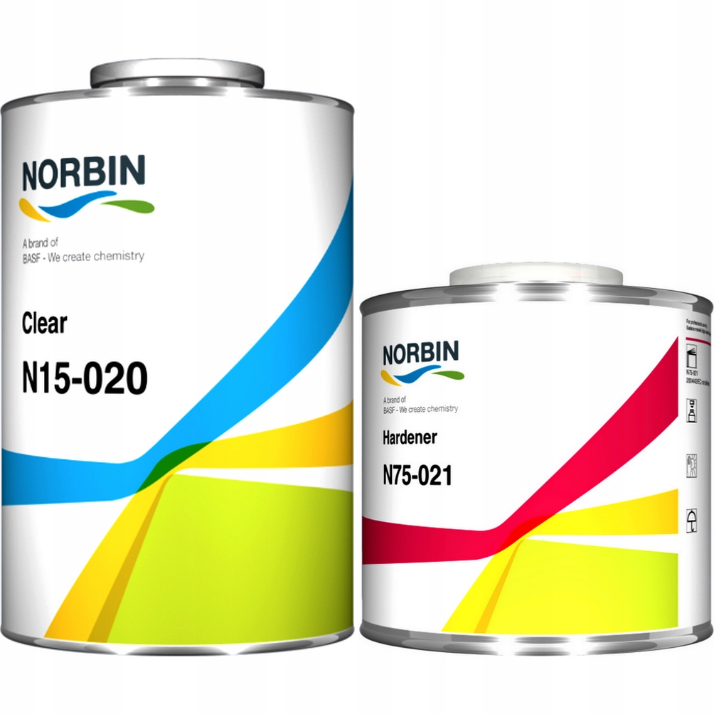 Lakier bezbarwny NORBIN BASF N15-020 MS SR 1L Kpl - 12306205629 ...