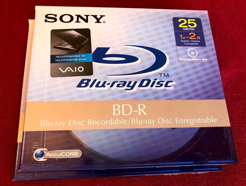 Płyta Blu-ray SONY BD-R 25GB - 12406701763 - oficjalne archiwum Allegro