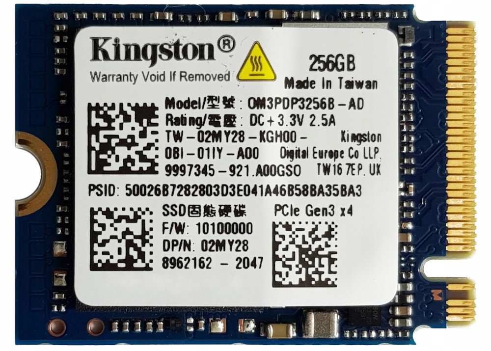 Dysk SSD M.2 NVMe / 2230 / 256GB - 12598443988 - oficjalne archiwum Allegro