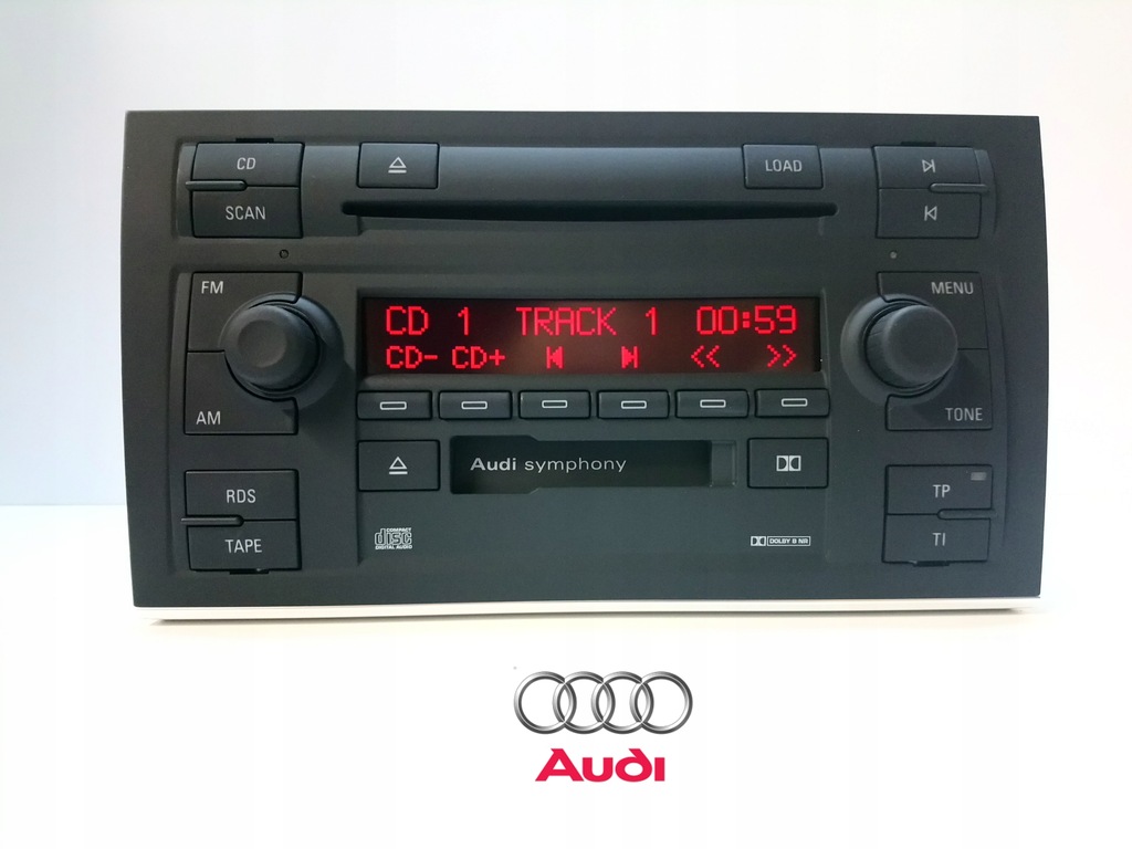 RADIO CD AUDI 6CD SYMPHONY II A4 S4 B6 B7 NOWE KOD - 15466662018 - oficjalne archiwum Allegro