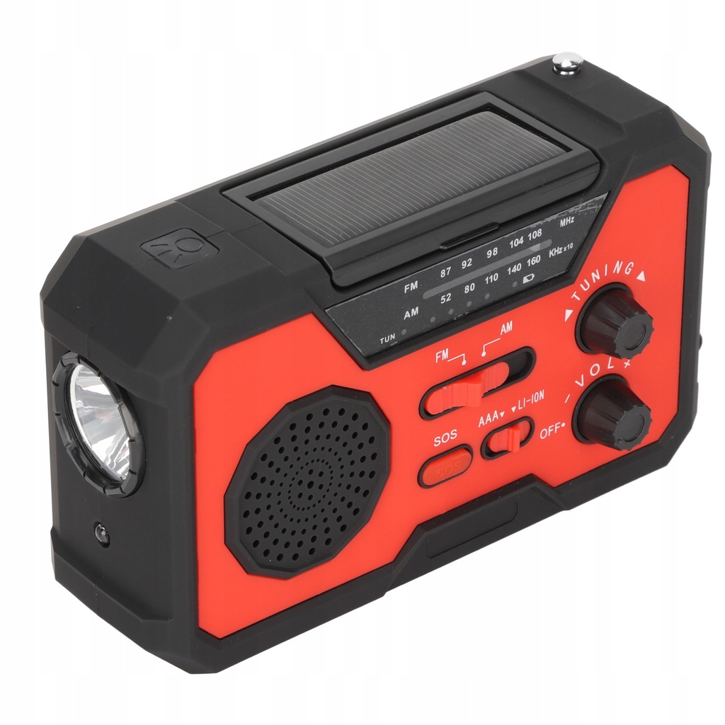 RADIO AWARYJNE NA KORBKĘ SOLARNE AM FM - 12731344740 - oficjalne ...