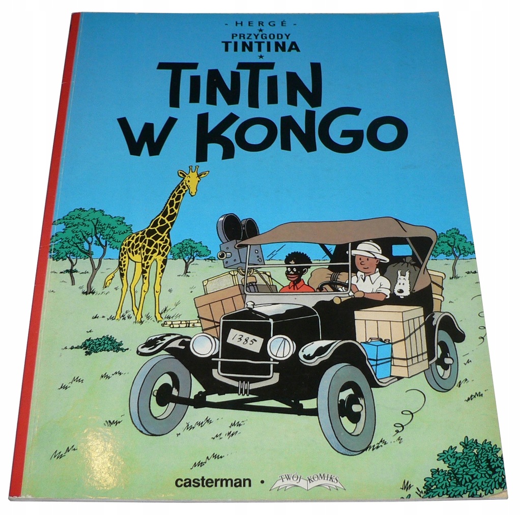 Herge - Przygody Tintina - Tintin w Kongo !!! - 12295074642 - oficjalne archiwum Allegro