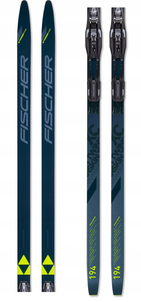 Narty biegowe Fischer TWIN SKIN Power EF 2024 199cm - 13058419747 - oficjalne archiwum Allegro