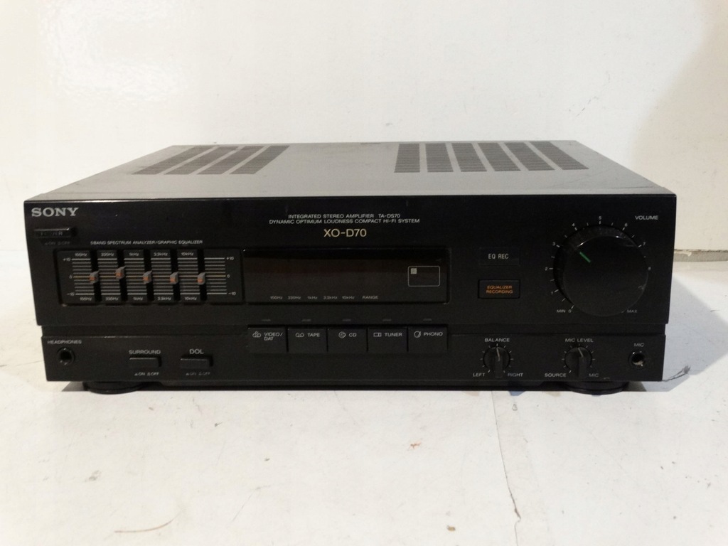 SONY XO-D70 - WZMACNIACZ - GWARANCJA - 13210358431 - oficjalne archiwum ...