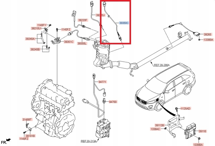 SONDA LAMBDA 393502F600 DO KIA/HYUNDAI - 11465668343 - oficjalne ...