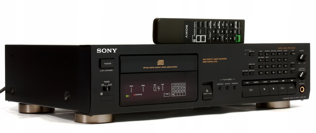 SONY CDP-897 WYSOKI ODTWARZACZ CD CD-R PILOT - 13918486780 - oficjalne archiwum Allegro