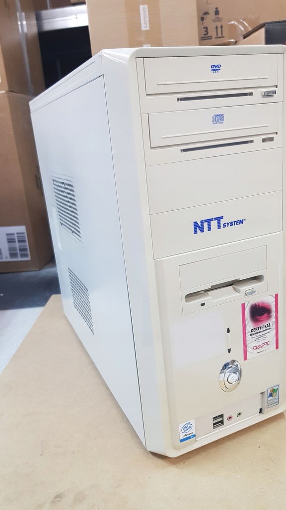 Retro Komputer PC NTT Etiuda Intel 512 FDD Xp Pro - 11958417916 - oficjalne archiwum Allegro