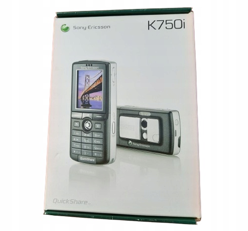 Sony Ericsson k750i 100% NOWY Oryginał Telefon Komórkowy Bez sim loka ...