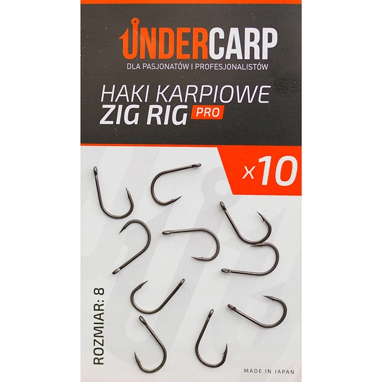 Haki Karpiowe Zig Rig PRO roz. 8 UNDERCARP - 12250253836 - oficjalne archiwum Allegro