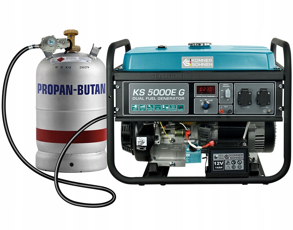 AGREGAT PRĄDOTWÓRCZY KONNER SOHNEN KS 5000E G LPG - 12970466614 ...