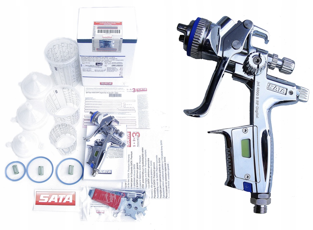 SATA Pistolet lakierni SATAjet 4000 RP DIGITAL 1,3 - 8304367280 ...