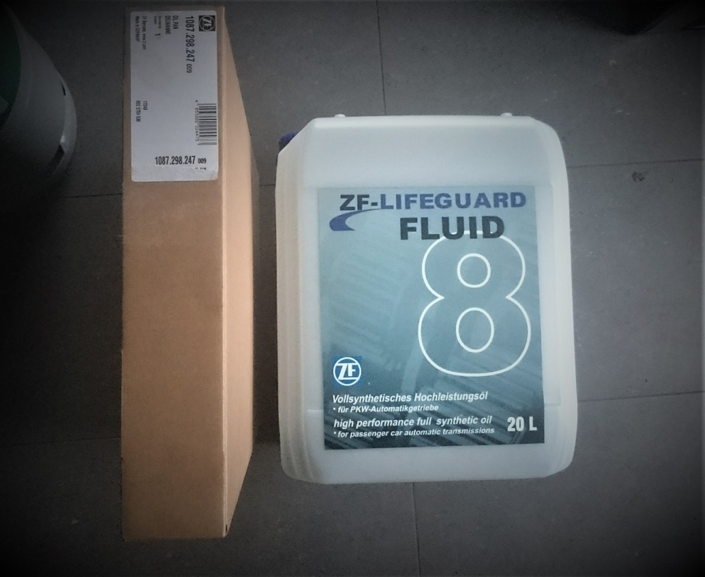 BMW ZF OLEJ LIFEGUARD 8 20L MISKA 8HP45 8HP70 F.V. - 7157962632 ...