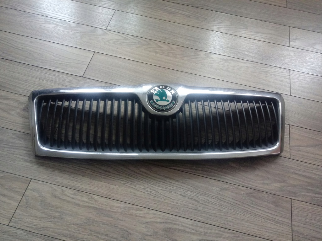 GRILL ATRAPA MASKI CHROM SKODA OCTAVIA II 2 - 13515221134 - oficjalne ...