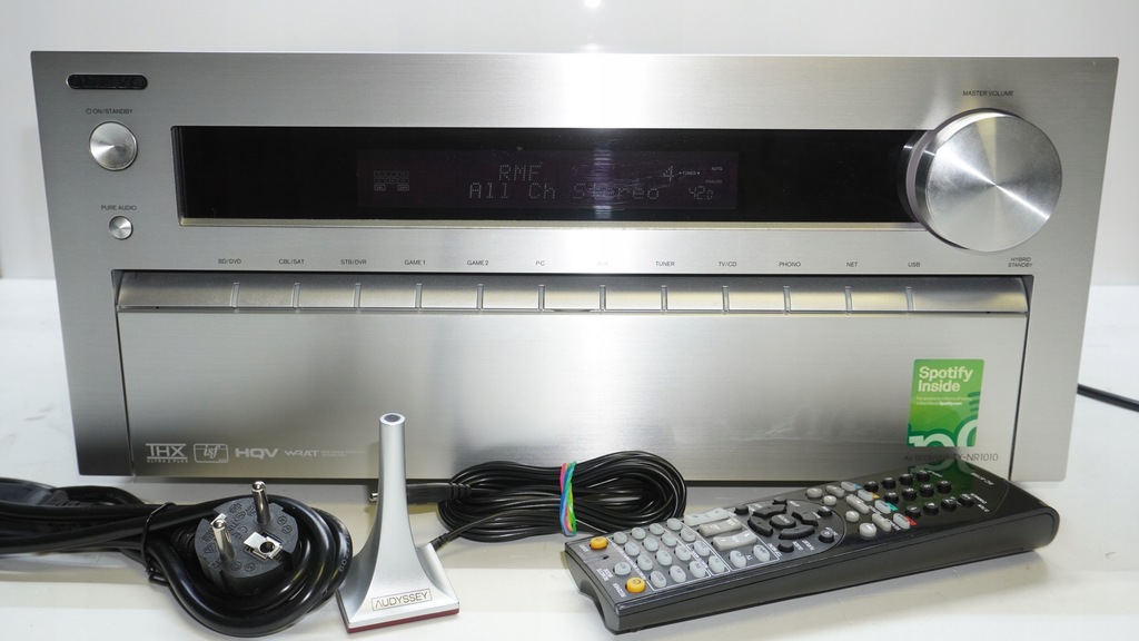 Amplituner 7.2 Onkyo TX-NR1010 HDMI ARC NOWY UKŁAD DSP BEZ WADY GWARANCJA - 13051021168 ...