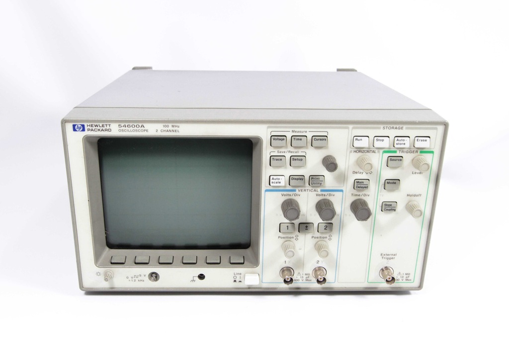OSCYLOSKOP DWUKANAŁOWY HP 2x100MHz HP 54600A - 15531278109 - oficjalne ...