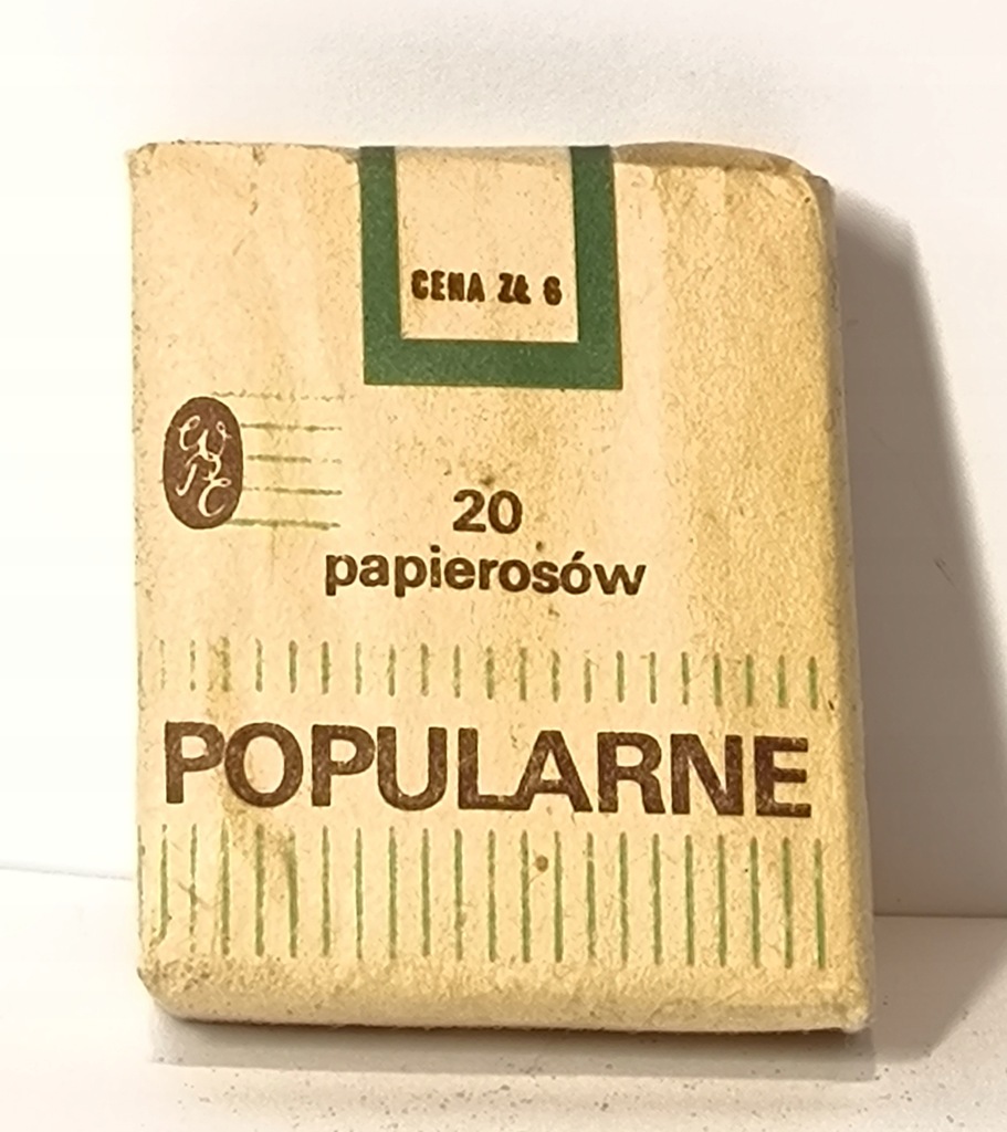 Papierosy Popularne PRL - 14300424001 - oficjalne archiwum Allegro