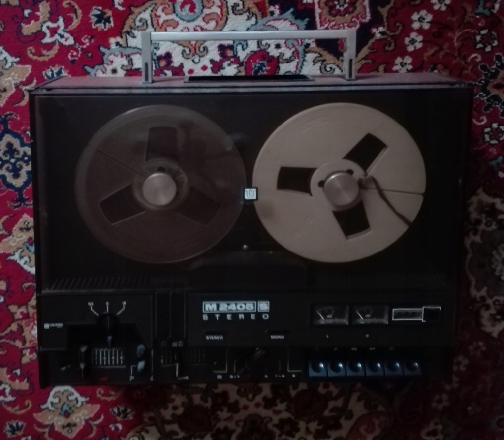 Magnetofon szpulowy Unitra M2405S - 15231810059 - oficjalne archiwum Allegro