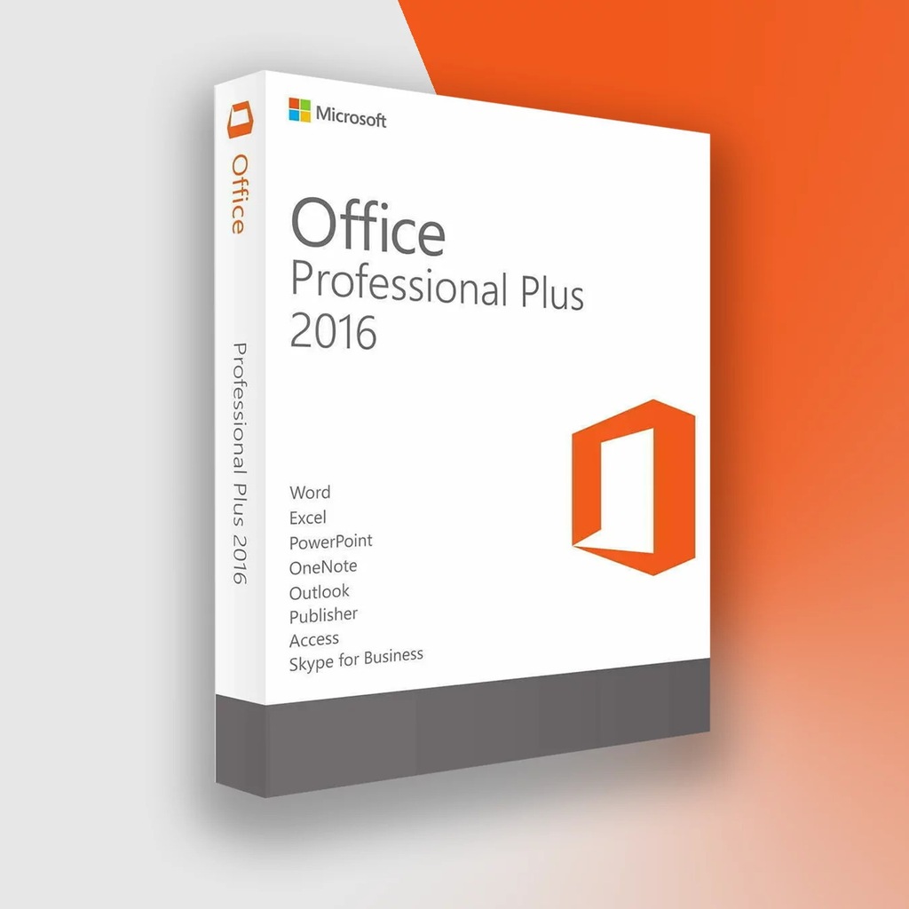 Microsoft Office Professional Pro Plus 2016 - 13718268909 - oficjalne ...