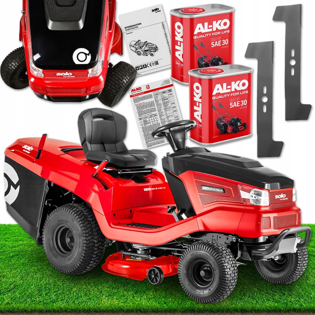 TRAKTOR KOSIARKA SOLO by AL-KO T15-95.6 HD-A PROFI - 12075890850 - oficjalne archiwum Allegro