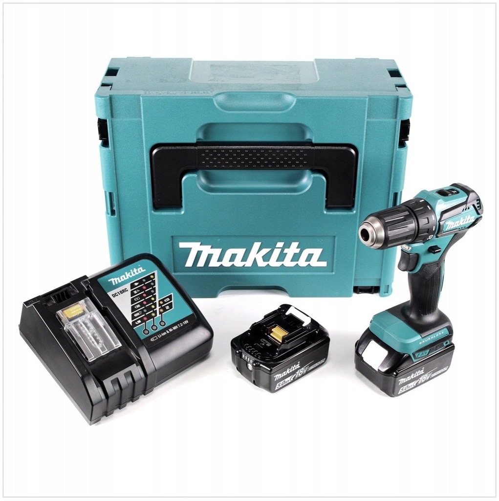 MAKITA DDF485 WIERTARKO WKRĘTARKA 18V 2x3AH 50NM - 8545349228 ...