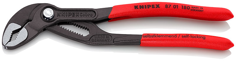 KNIPEX 87 01 180 Szczypce do rur COBRA 180mm - 9021575312 - oficjalne ... KNIPEX 87 01 180 Szczypce do rur COBRA 180mm - 9021575312 - oficjalne ...