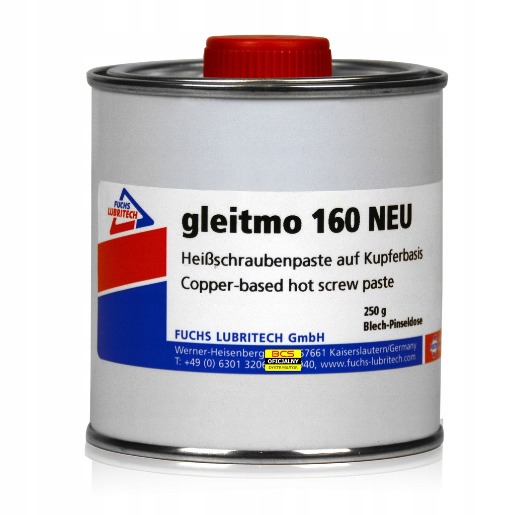 FUCHS GLEITMO 160 NEU PASTA MIEDZIANA 250g - 11260573216 - oficjalne ...