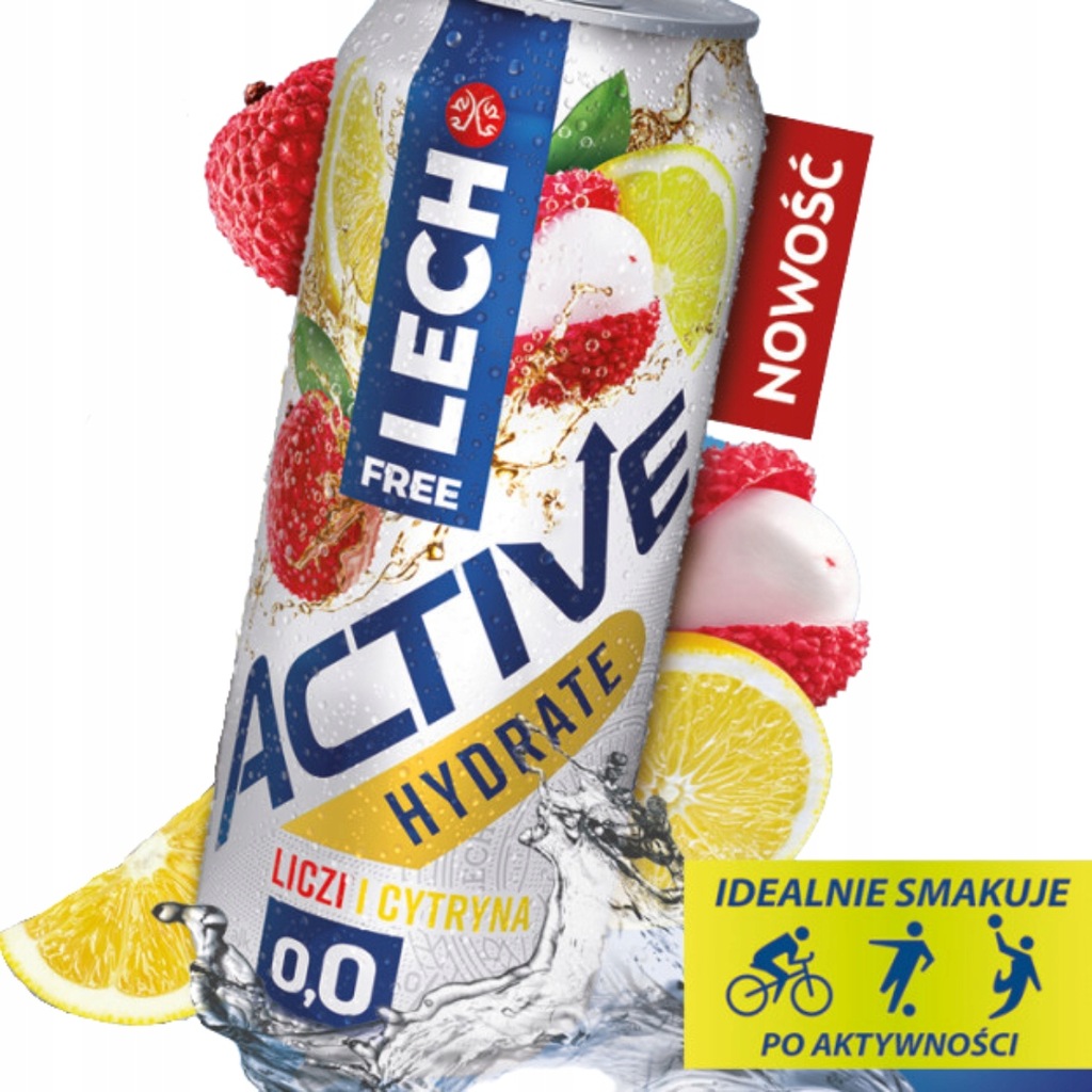 Piwo 0% Lech Active Hydrate Liczi Cytryna 500ml - 13445976333 ...