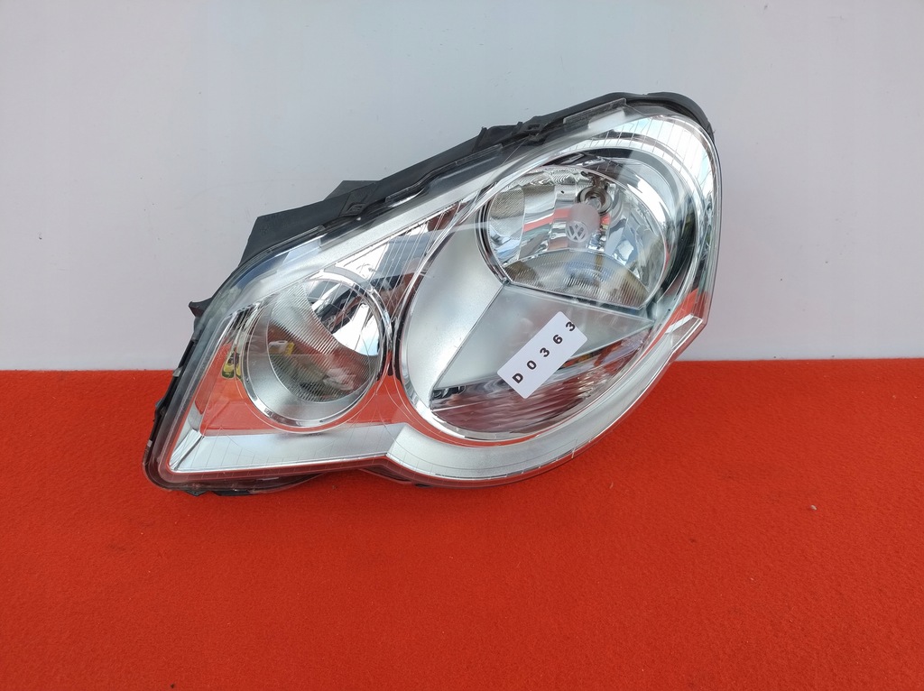 VW POLO 6Q 9N LIFT LEWA LAMPA PRZÓD + DEKIELKI 6Q1941007AP D0363 ...