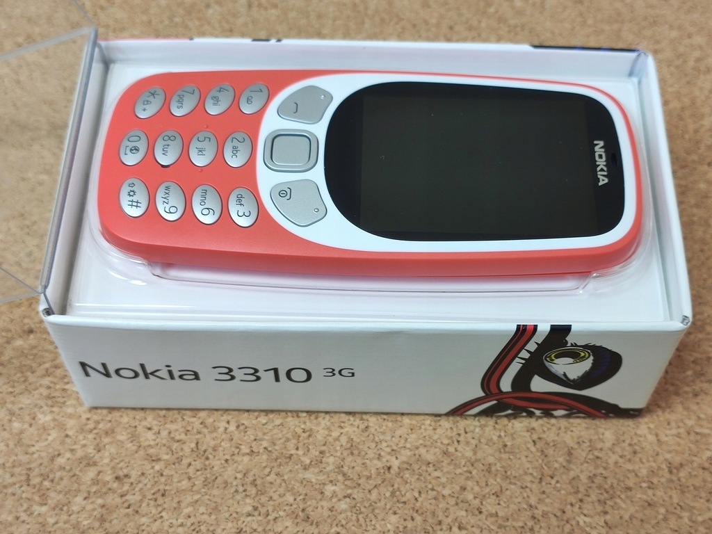 Oryginalna Nokia 3310 3G Dual Sim TA-1006 Czerwona - 8789349556 - oficjalne archiwum Allegro