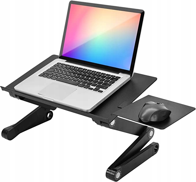 SKŁADANY STOLIK POD LAPTOP PODSTAWKA PC MYSZ BLAT - 12590077605 ...