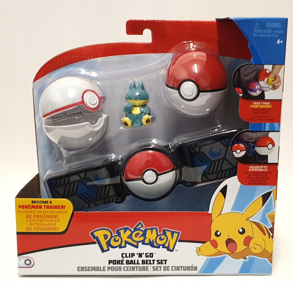 Pokemon Clip N Go Poke Ball pasek Figurki Pokeball - 8703184587 - oficjalne archiwum Allegro