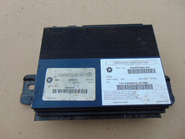 WZMACNIACZ AUDIO FIAT FREEMONT 2011- 05064981AM - 12216779219 ...