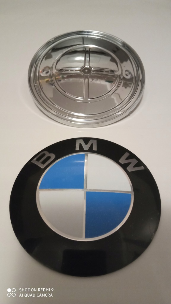 Znaczek emblemat logo BMW 82mm e39 e36 e46 e90 e60 - 12890214762 - oficjalne archiwum Allegro