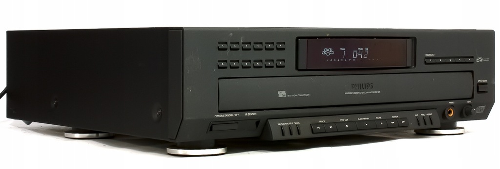 PHILIPS CDC 925 MELODYJNA ZMIENIARKA NA 5 PŁYT CD - 14611707720 ...