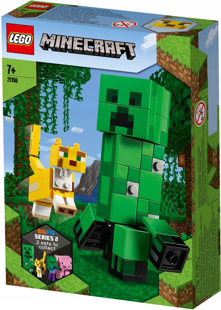 LEGO 21156 Minecraft BigFig Creeper i Ocelot - 11033310461 - oficjalne ...
